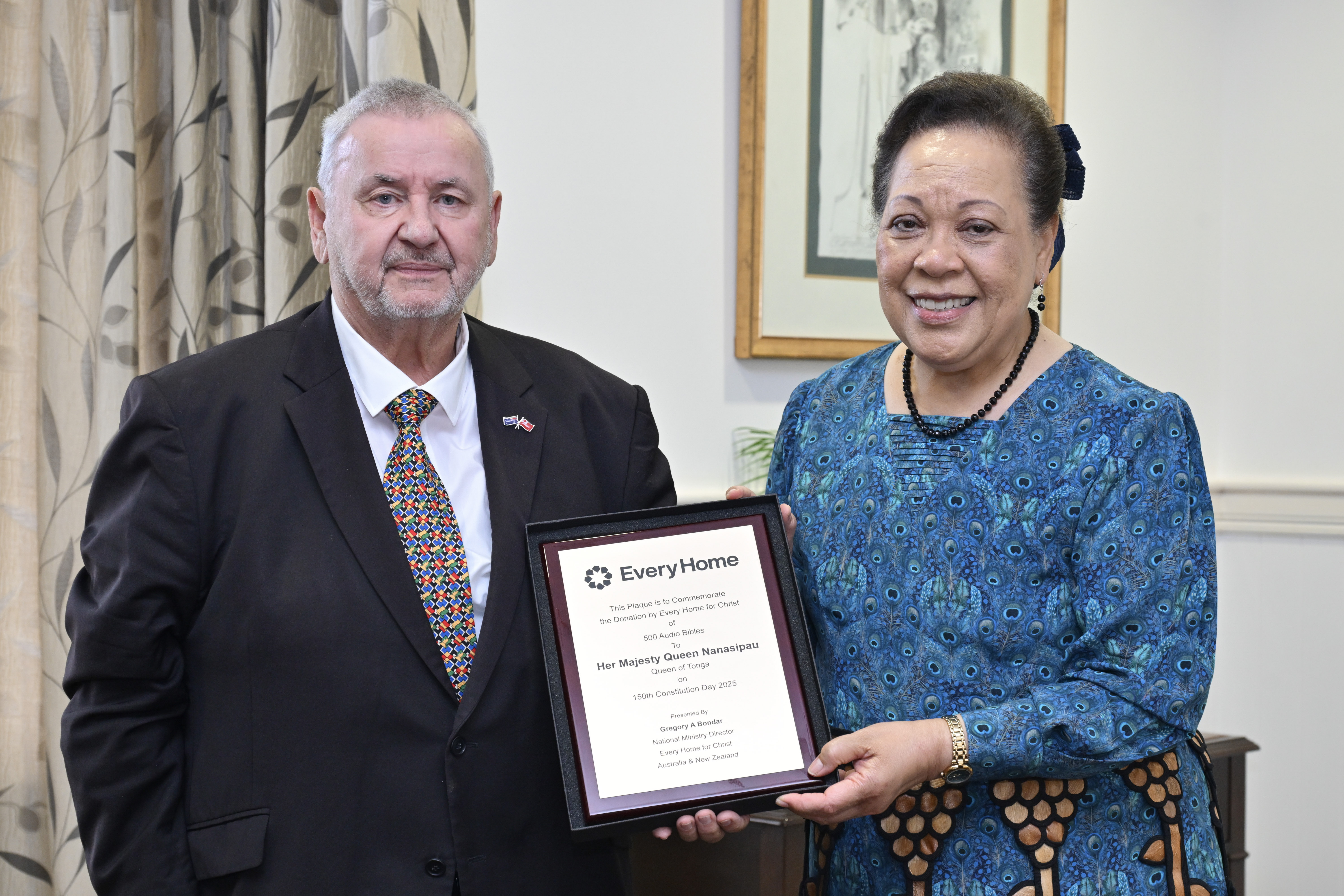 Every Home for Christ Pocket Voice Audio Bibles Donation – HER MAJESTY ...